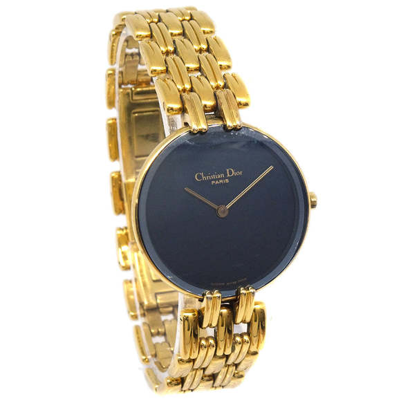 Dior | Accessories | Christian Dior D46 543 Bagheera Black Moon Watch ...